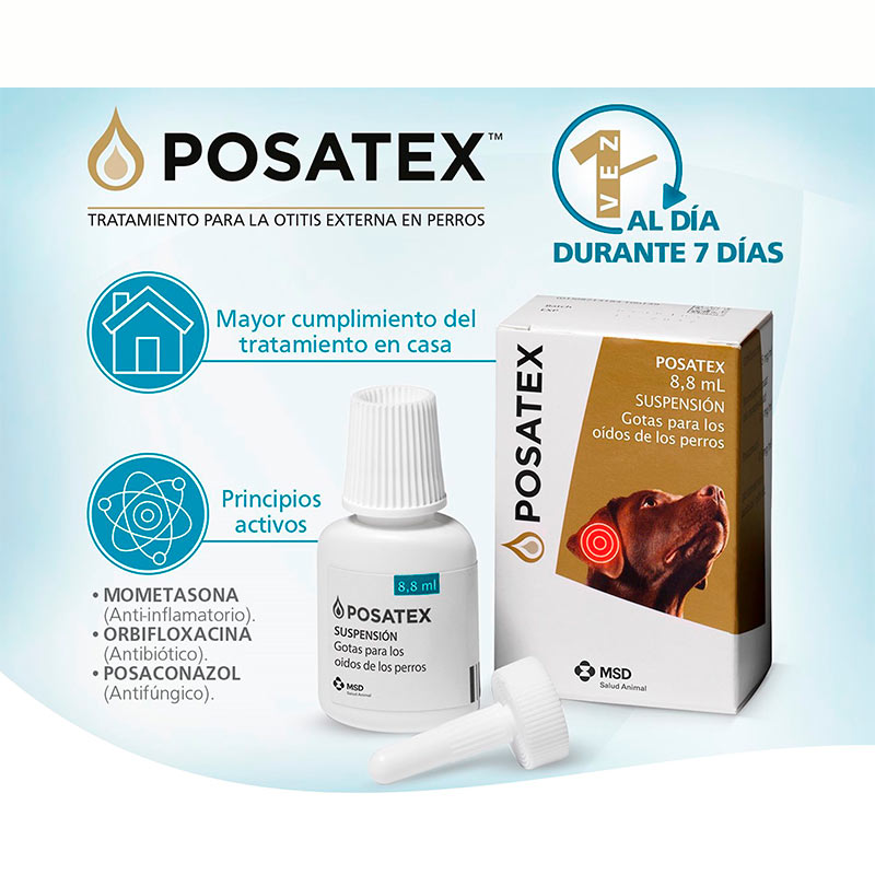 Msd - Posatex Gotas De Oídos Para Perro | Laika Mascotas