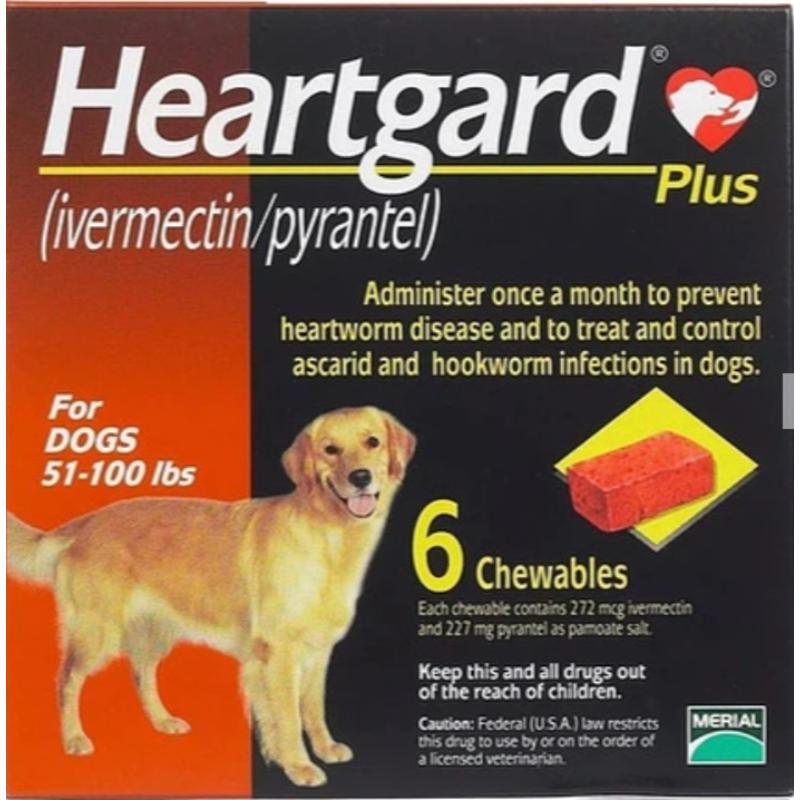 Heartgard Plus - Tabletas Masticables Raza Grande 23 a 45 kg | Laika ...
