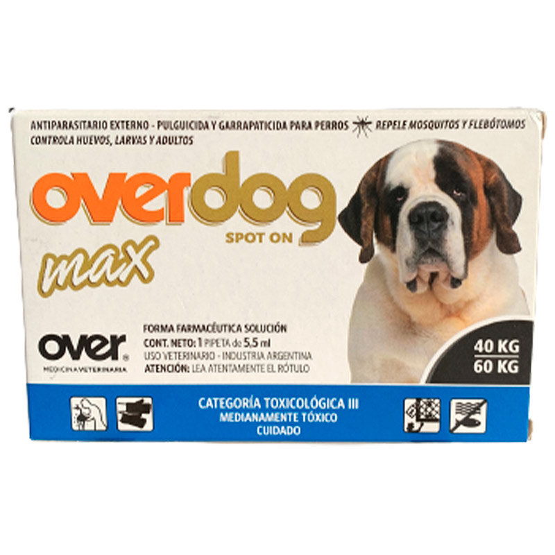 Over - Overdog Max Spot On 40kg - 60kg | Laika Mascotas