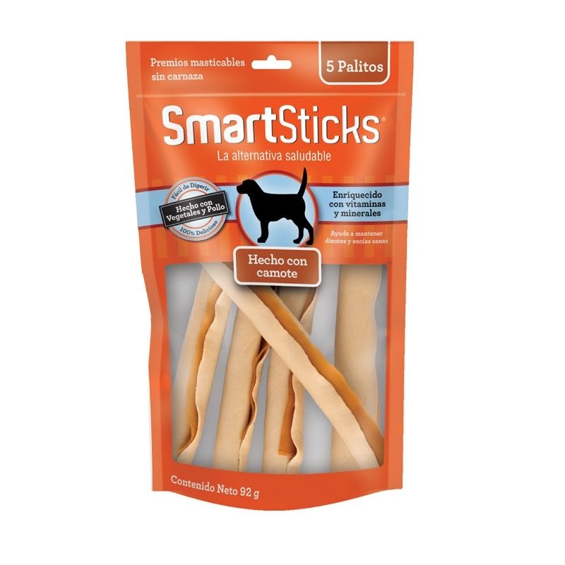SmartBones Sticks Sabor Camote para Perro | Laika Mascotas
