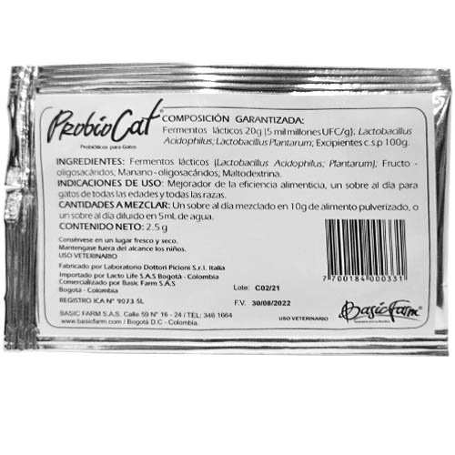 Probiocat - Sobres. | Laika Mascotas