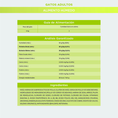 Optimum - Alimento Húmedo Sabor Pollo Para Gato Adulto | Laika Mascotas