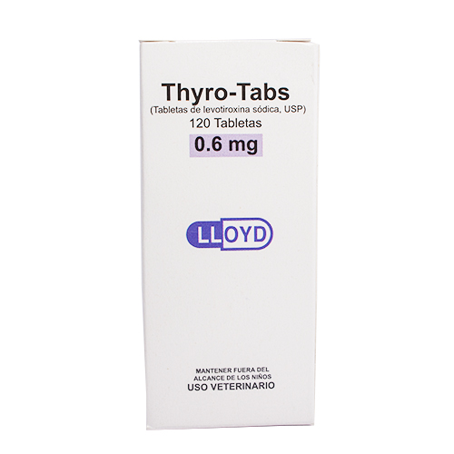 Thyro-Tabs 0.6 Mg 120. | Laika Mascotas