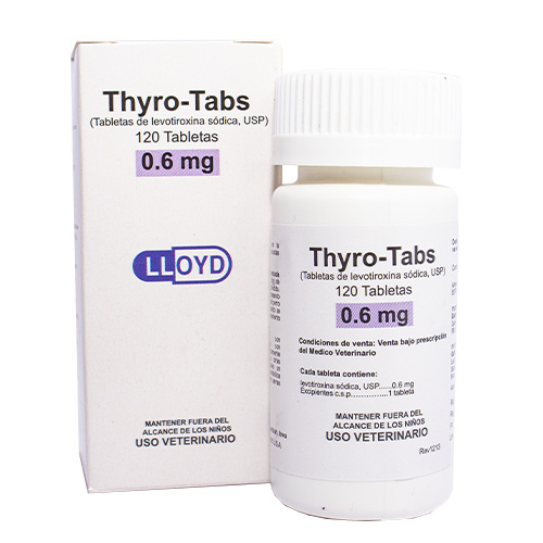 Thyro-Tabs 0.6 Mg 120. | Laika Mascotas