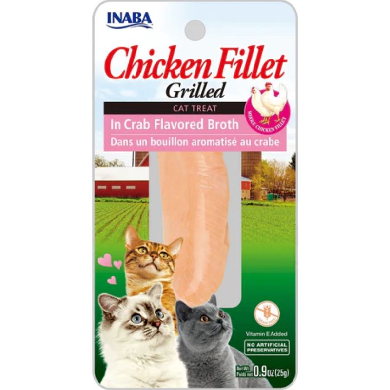 Churu - Inaba Cat Chicken Fillet Grilled In Crab Flavored Broth | Laika Mascotas